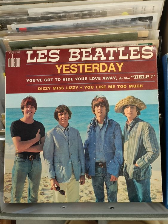 EP Singles / Les Beatles - Yesterday Odeon Records - France (Gebraucht ...
