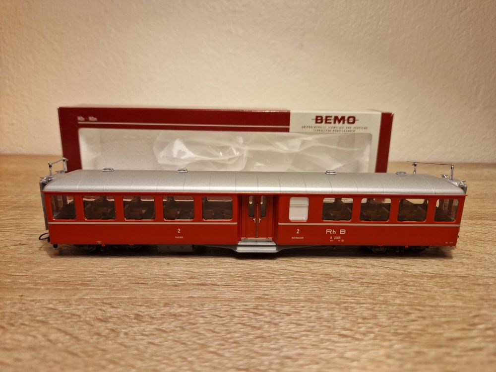 Bemo 3245 Mitteleinstiegswagen RhB H0m OVP NEU (Neu und originalverpackt) in St-Aubin-Sauges für ...