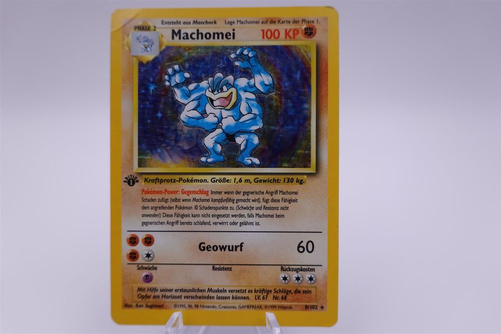 Machomei Base Set 1 Edition (Pokémon) (Gebraucht) in Herisau für CHF 20 – mit Lieferung auf ...