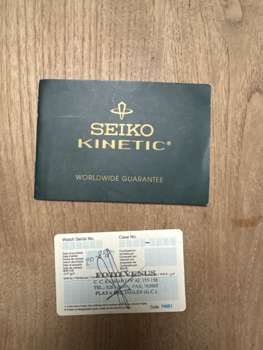 Seiko Kinetic Herrenuhr, selten getragen (Gebraucht) in Geroldswil für ...