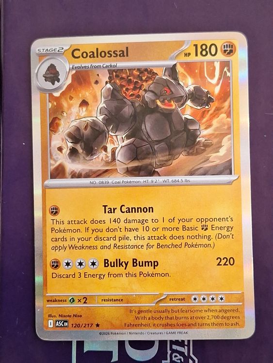 Coalossal - Pokemon Ascended Heroes (Gebraucht) in Altstätten SG für ...