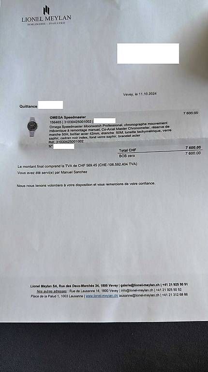 OMEGA Speedmaster Moonwatch Professional Co-Axial (D'occasion) à ...