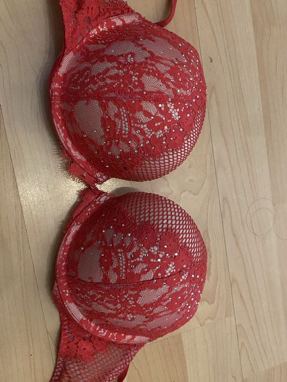 Victoria's Secret Roter Spitzen BH 32D (Neu (gemäss Beschreibung)) in ...