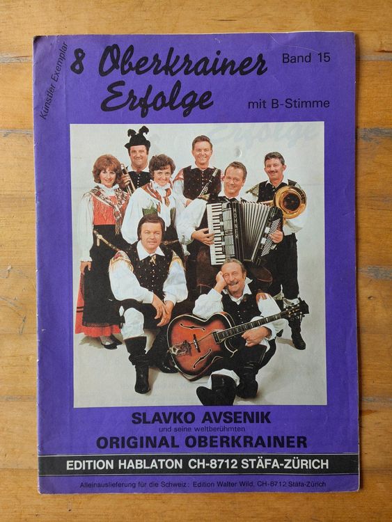 Notenheft-8 Oberkrainer Erfolge Band 15 (Gebraucht) in für CHF 5.9 ...