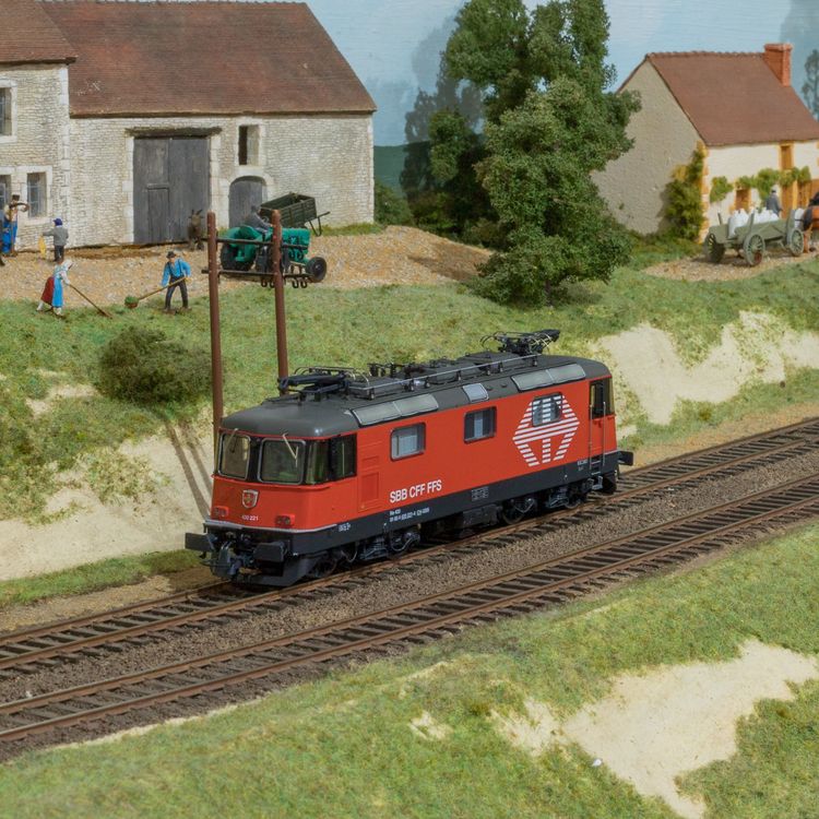 Roco 78415 Locomotive Re 420 221 Lion SBB CFF FFS AC Digital (Gebraucht ...