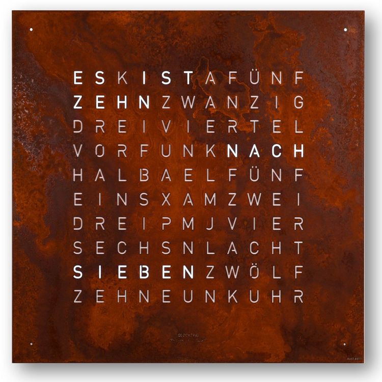 Qlocktwo Classic Rust - fabrikneu, 25%! | Kaufen auf Ricardo