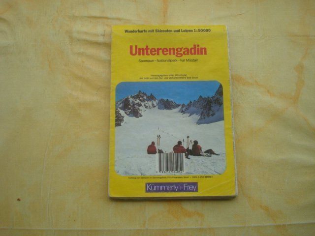 WANDERKARTE 1:50000 UNTERENGADIN (Gebraucht) in Ostermundigen für CHF 1 ...