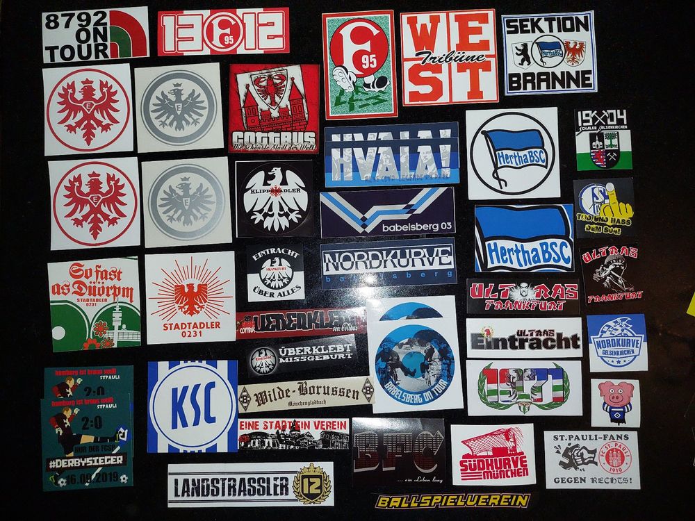 DEUTSCHE VEREINE FAN STICKER (Gebraucht) in Spiegel b. Bern für CHF 27. ...