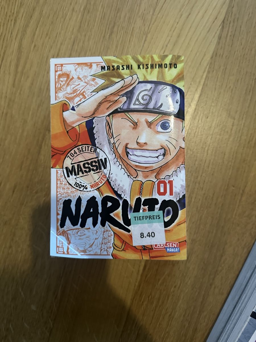 Naruto Manga Massiv, Band 1-8, Komplettset, Top Zustand! (Gebraucht) in ...