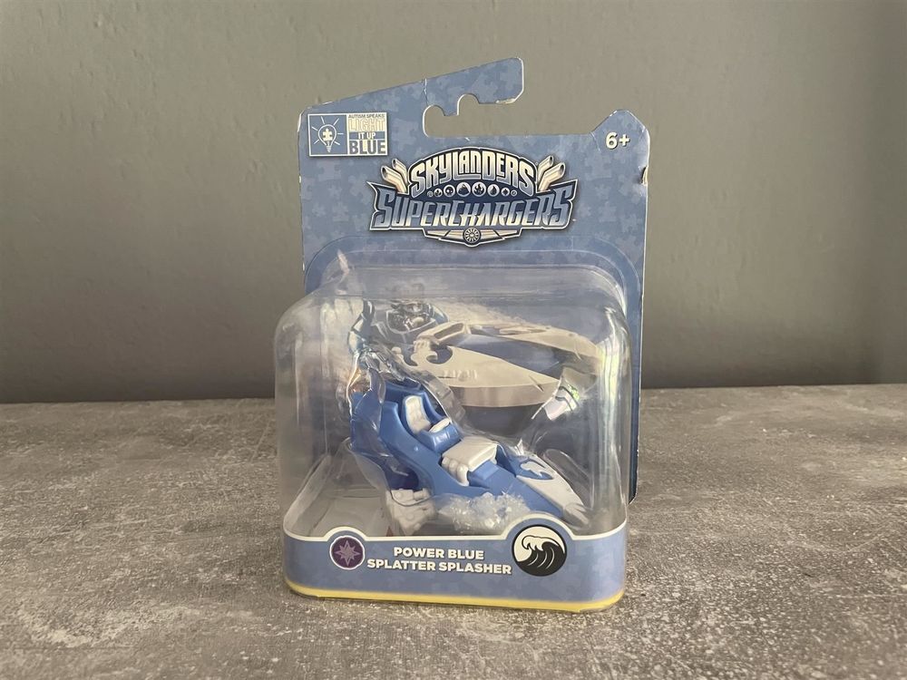 Power Blue Splatter Splasher - SuperChargers - Skylanders (Neu und ...