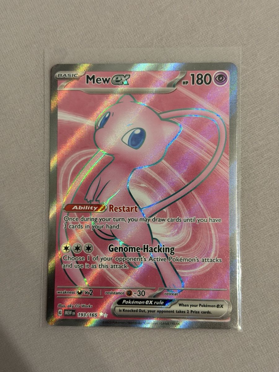 Pokémon Mew ex 193/165 Scarlet & Violet 151 (Neu (gemäss Beschreibung ...