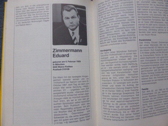 Die 100 vom Fernsehen,Ed.Zimmermann,Grzymek,Loriot,Carrell (Gebraucht ...