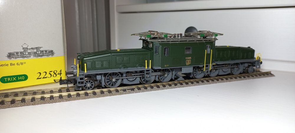 Trix 22584 Krokodil Be 6/8 III 13305 H0 1:87 DC neu (Neu und ...