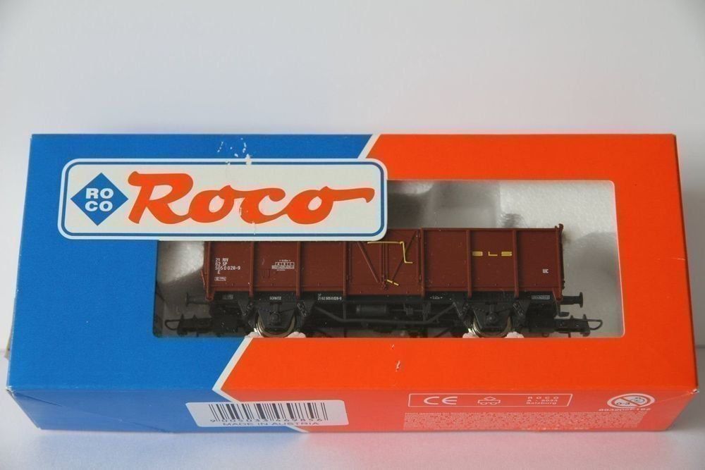 BLS, offener Güterwagen E, beladen mit Fässern, HO, AC, Neu (Neu und ...