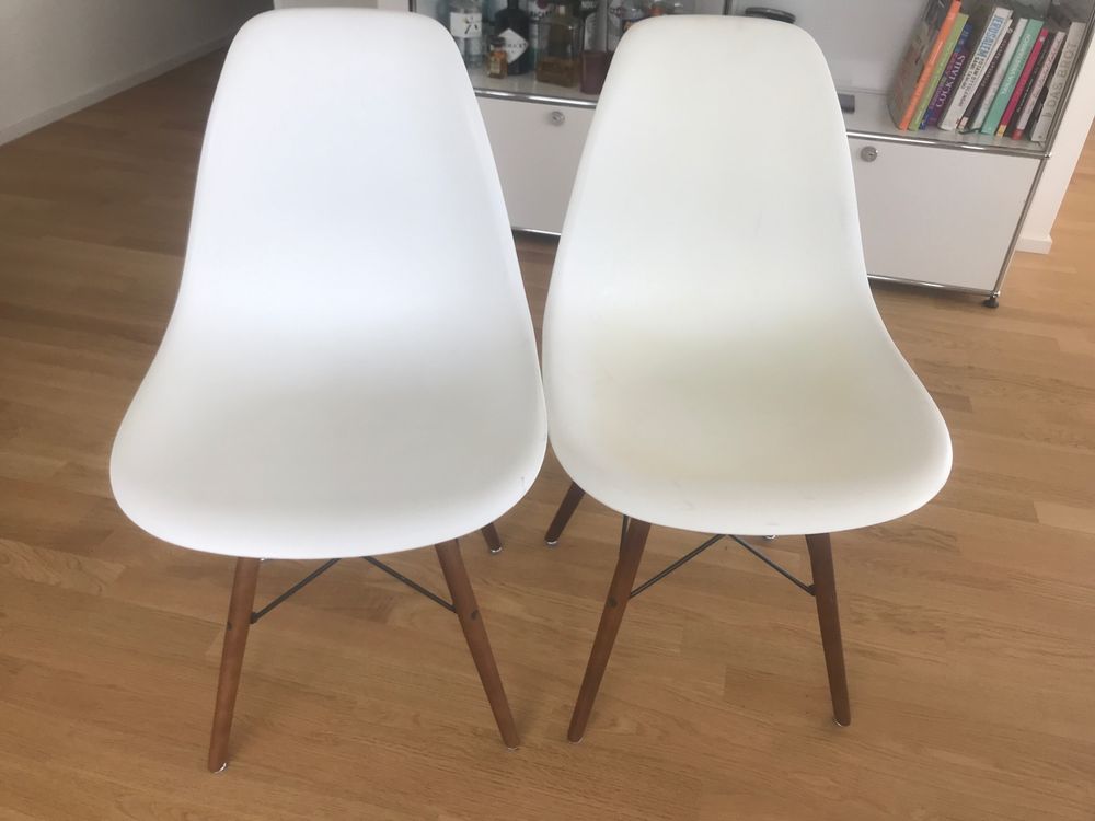 2 Eames chairs, replika (Gebraucht) in für CHF 10 – nur Abholung auf Ricardo kaufen