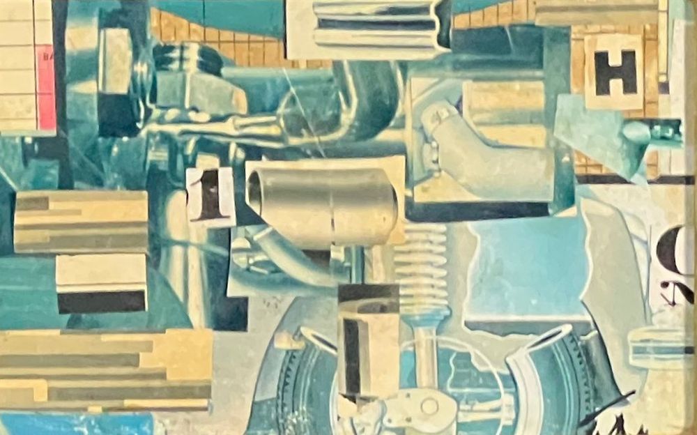 Müller, Walter Emil. Autogarage. Collage. (Gebraucht) in Zumikon für CHF 100 – nur Abholung auf ...