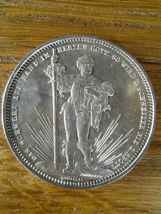 5 Franken Schützenfest Basel 1879 (Gebraucht) in Rheinfelden für CHF 87 – mit Lieferung auf ...