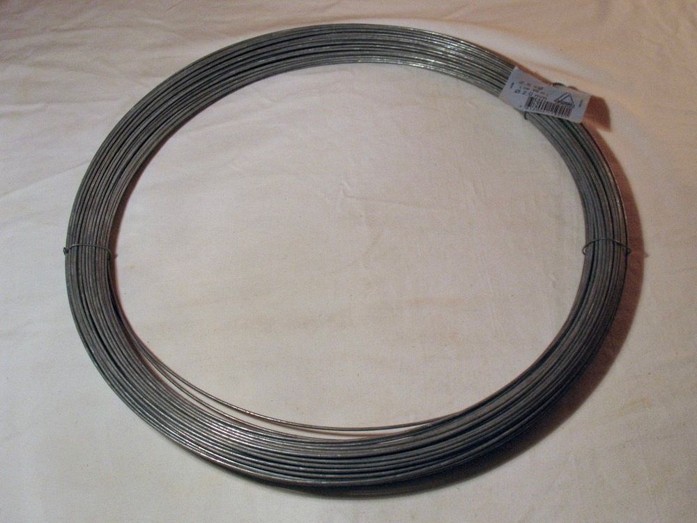 Eisen Spann Binde Draht Ring Bund Glattdraht 2 mm A) (Neu (gemäss ...