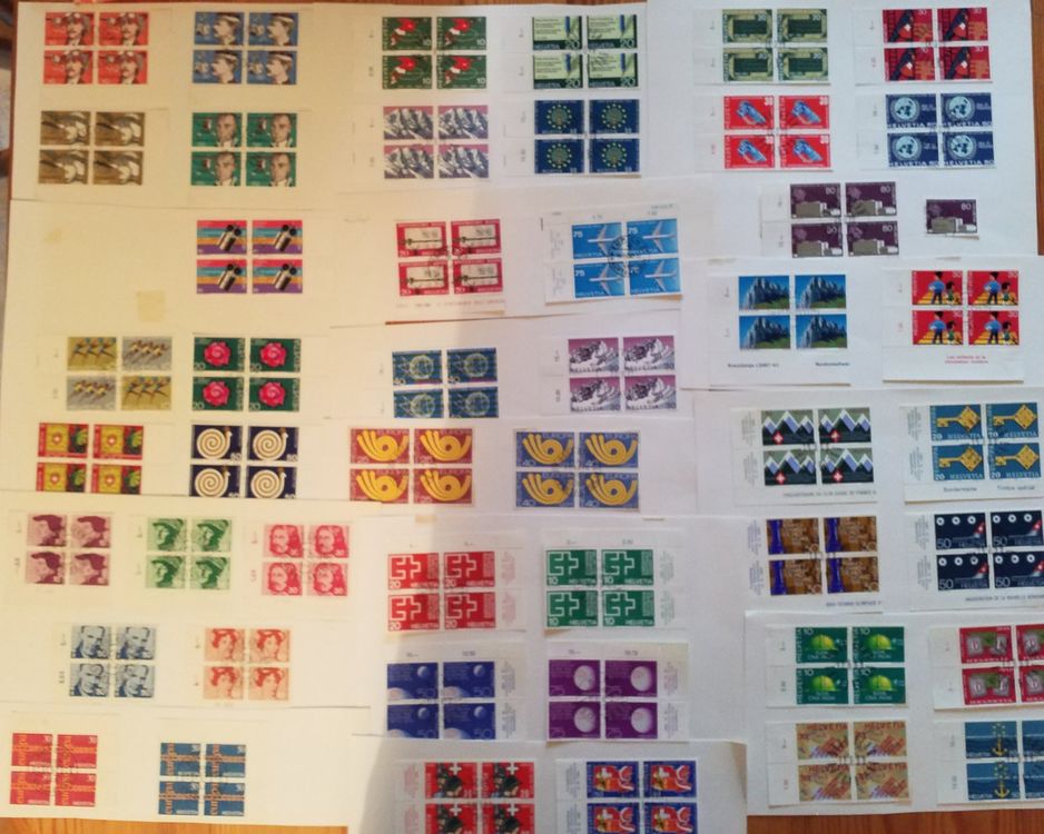 175 verschiedene 4-Blocks meist ET, Serie ab 1960 hoher Kt (Gebraucht) in Baden für CHF 9.1 ...