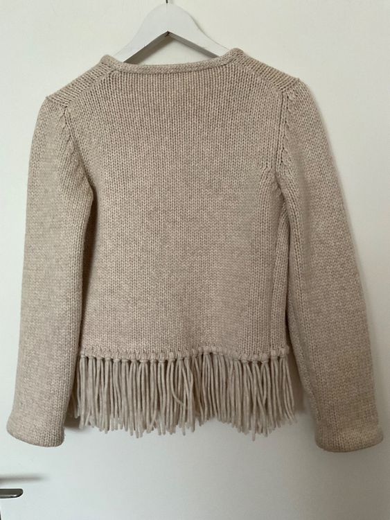 BRUNO MANETTI Wolle Kaschmir Strickjacke Gr 36 beige (Gebraucht) in ...
