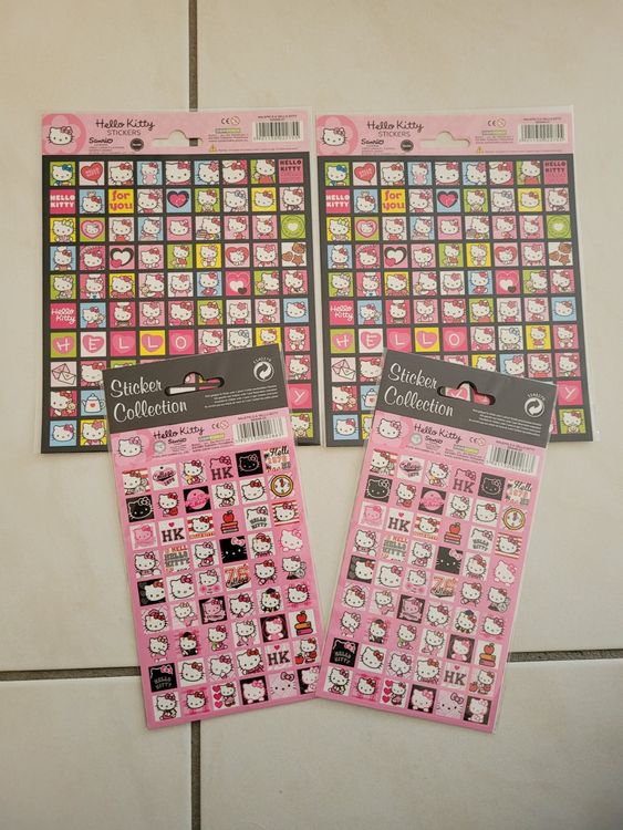 Hello Kitty Sticker 4 Stück | Kaufen auf Ricardo