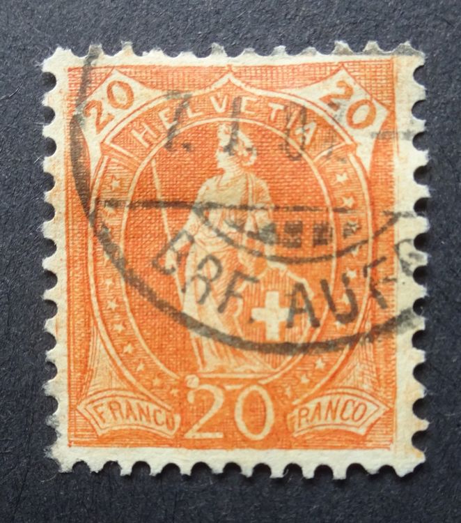 Stehende Helvetia 86A.2.53 'Perle', SBK 100.00 (Gebraucht) in Watt für CHF 9 – mit Lieferung auf ...