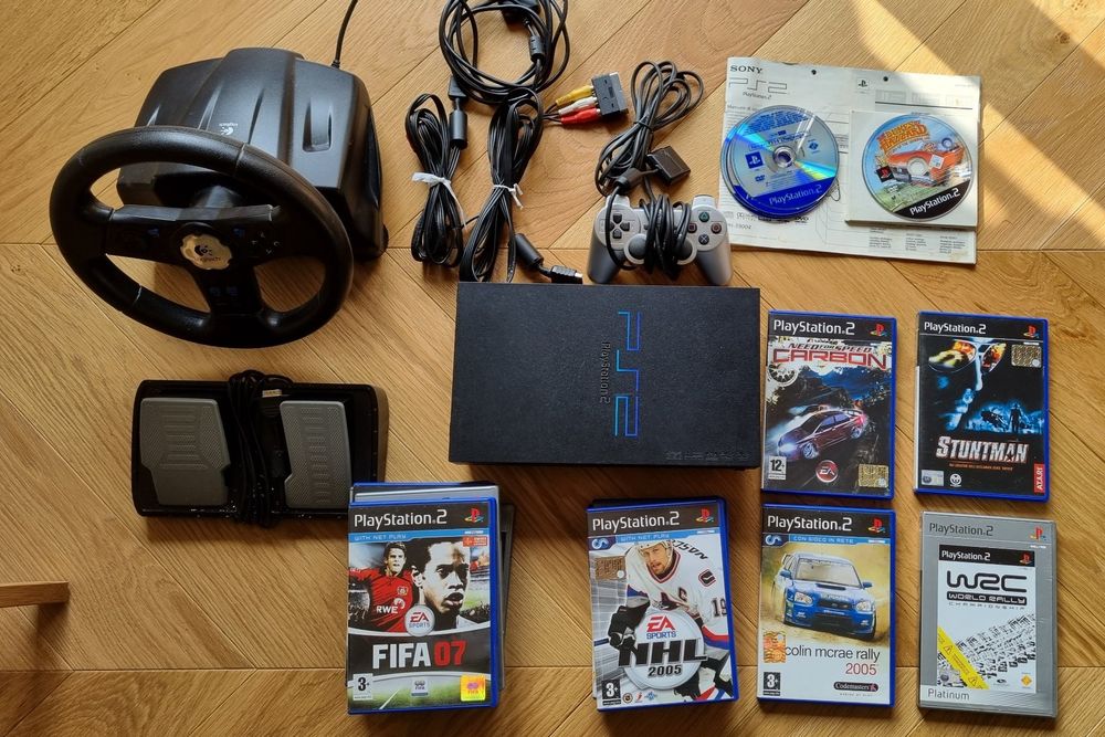 Playstation 2 Racing/Sports Paket (17 Spiele und Lenkrad) | Kaufen auf ...