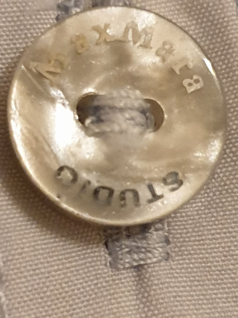 Chemisier, S/36, Max Mara Studio, bleu ciel, coton (D'occasion) à ...