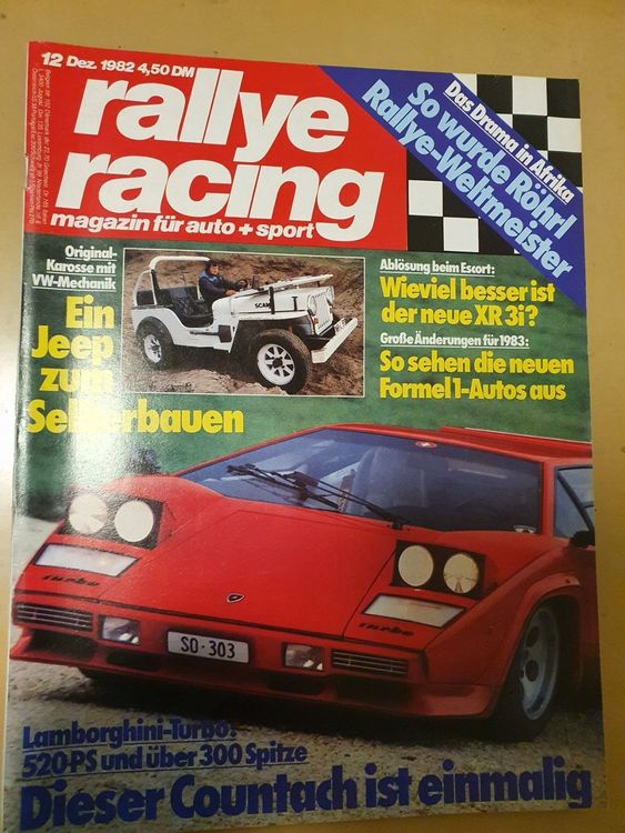 Rally Racing 12/82 Lamborghini Countach XR 3i Arden Jaguar | Kaufen auf ...