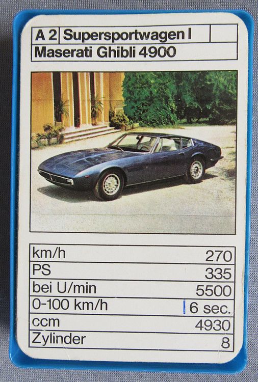Quartett - Auto Quartett - mit 32 Karten - Titelkarte fehlt | Kaufen ...