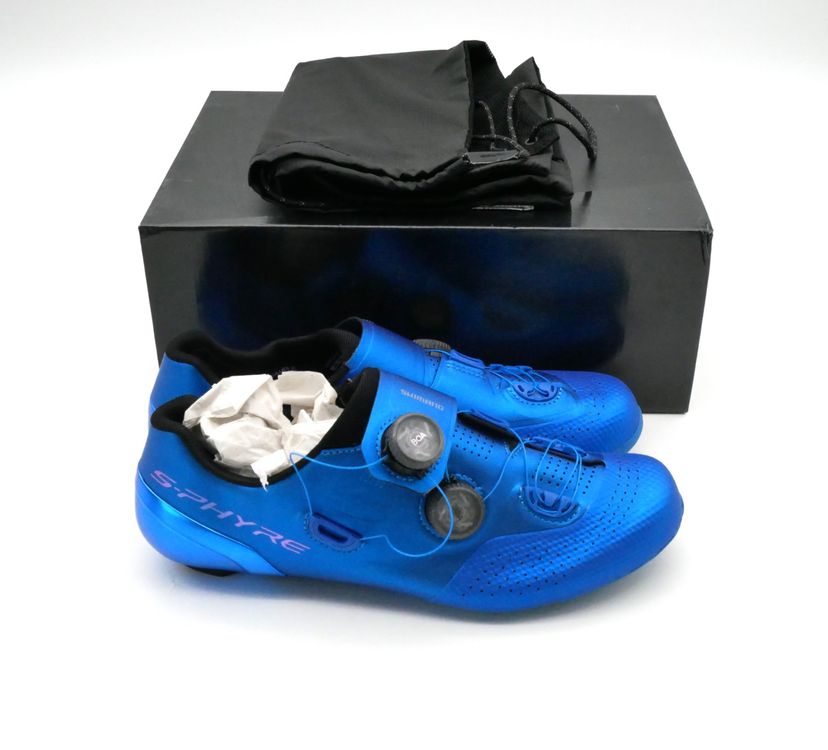 SHIMANO Veloschuh S-Phyre RC901 Gr. 48, blau | Kaufen auf Ricardo