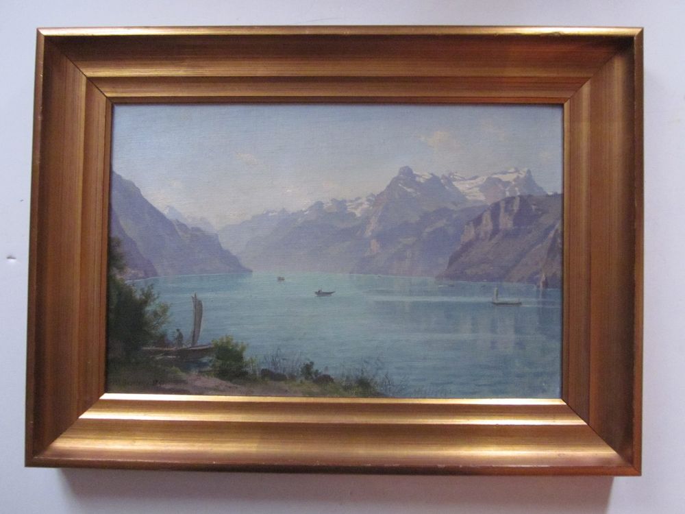 WILHELM BERNHARD BENTELI 1839-1924 URNERSEE MIT URIROTSTOCK (Gebraucht ...