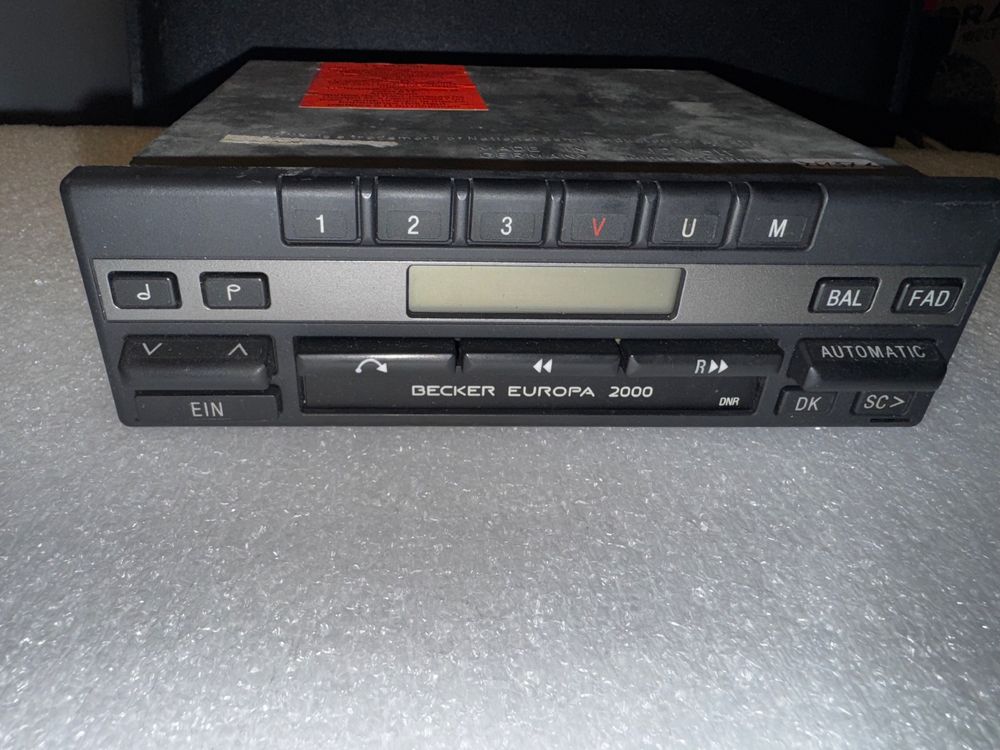 Becker Europa 2000 Autoradio Oldtimer Mercedes Youngtimer (Gebraucht ...
