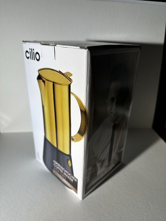 Cilio Aida Oro Espresso Maker - Gold & New (Neu und originalverpackt ...
