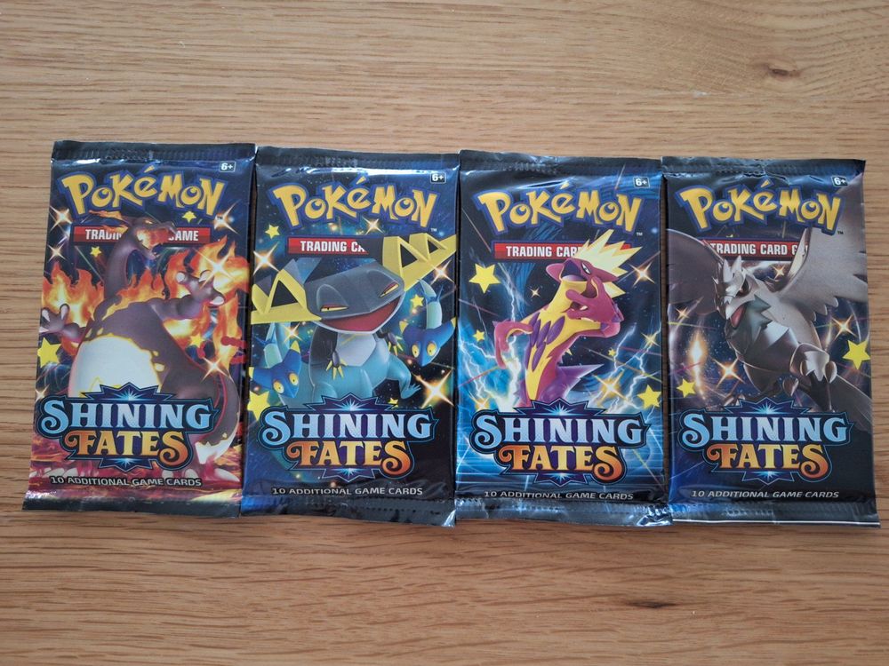 Pokemon Shining Fates Booster Packs Art Set | Kaufen auf Ricardo