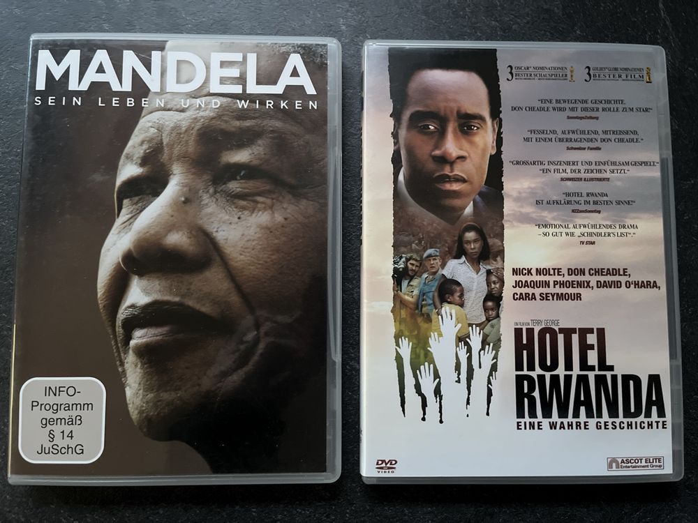 Mandela, sein Leben und Wirken / Hotel Rwanda | Kaufen auf Ricardo