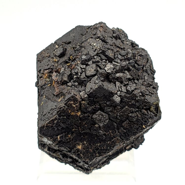 ENORME MELANIT, SCHWARZER GRANAT, GROßER Kristall, Mali (Nuovo (secondo ...