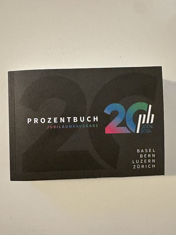 2 für 1 Gutscheine / Prozentbuch — BERN (Neu und originalverpackt) in Zürich für CHF 50 – mit ...
