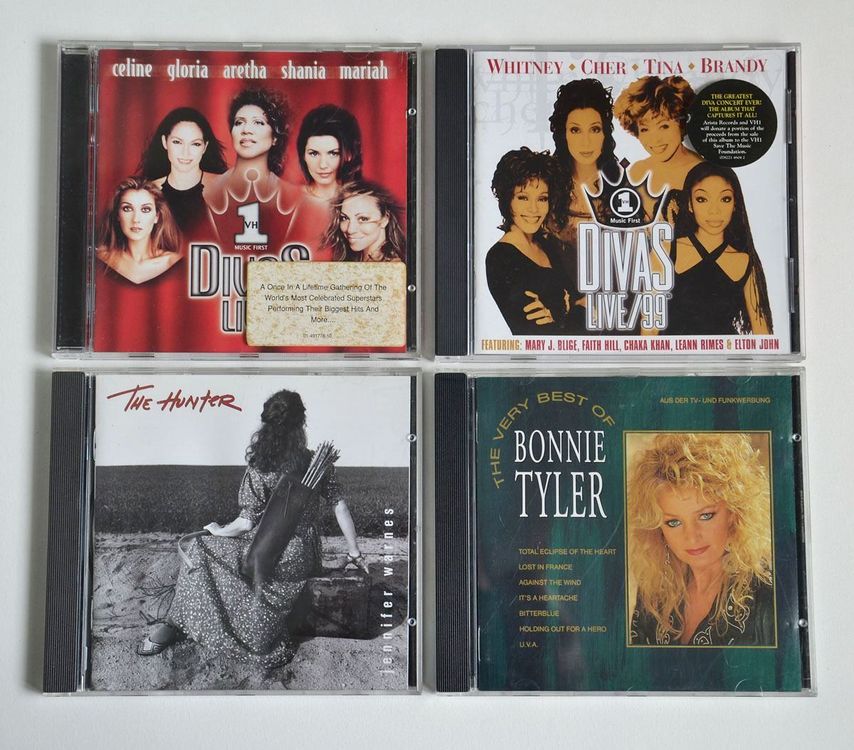18 CDs: POP DIVAS vs. ROCKER BRÄUTE | Kaufen auf Ricardo