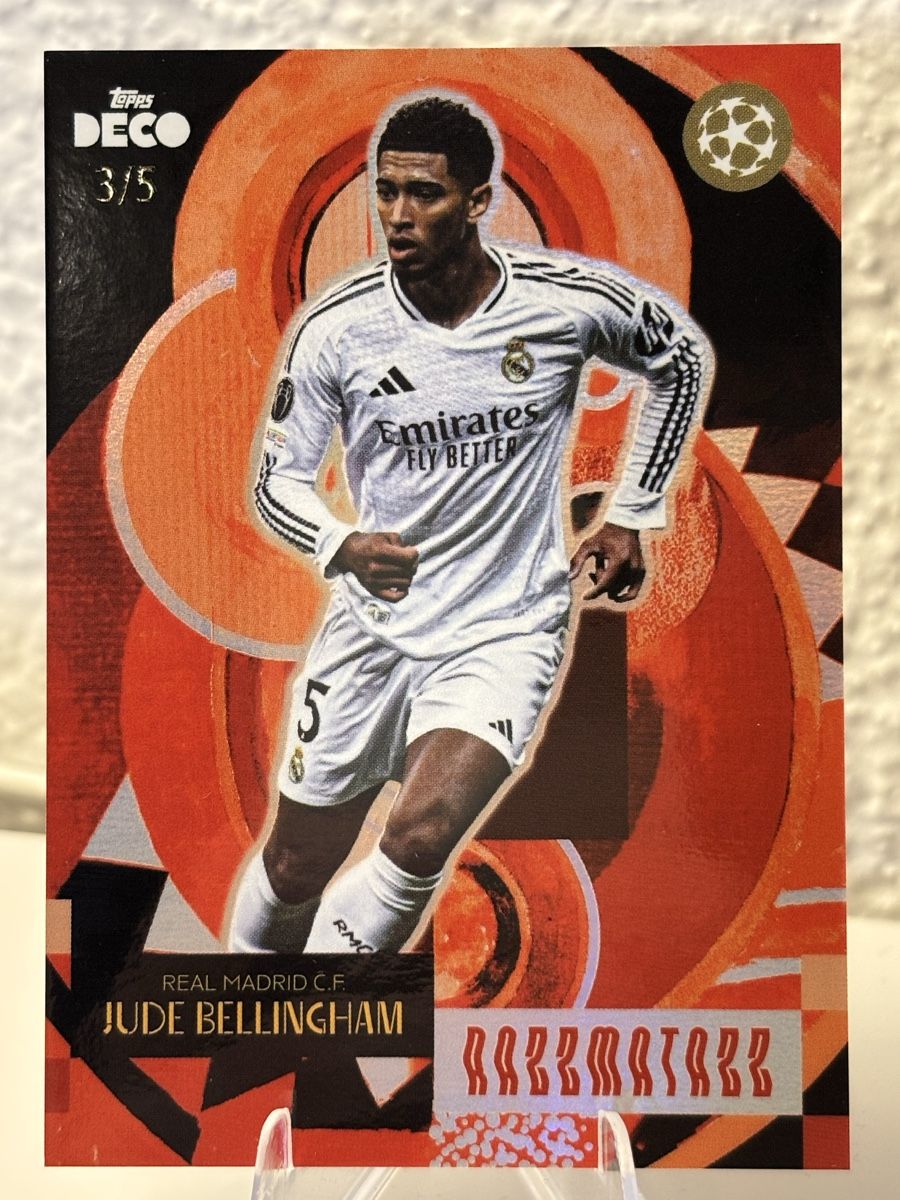 Jude Bellingham Razzmatazz 3/5 Box Deco Ucc Topps 2024-2025 (Neuf (Voir ...