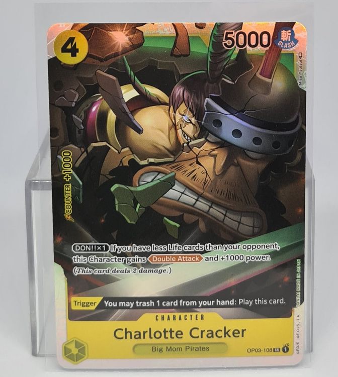 One Piece [EN] OP03-108 SR Charlotte Cracker | Kaufen auf Ricardo