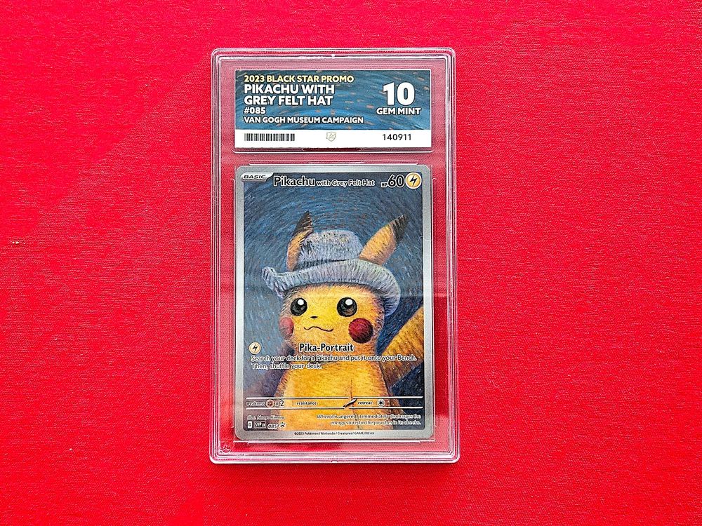 Pikachu with Grey Felt Hat Van Gogh PSA Promo (ACE 10) | Kaufen auf Ricardo