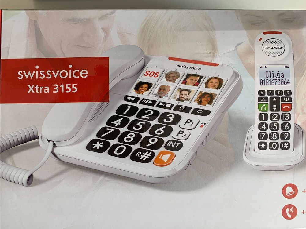 Seniorentelefon Swissvoice Xtra 3155 (Neu (gemäss Beschreibung)) in Gams für CHF 90 – mit ...