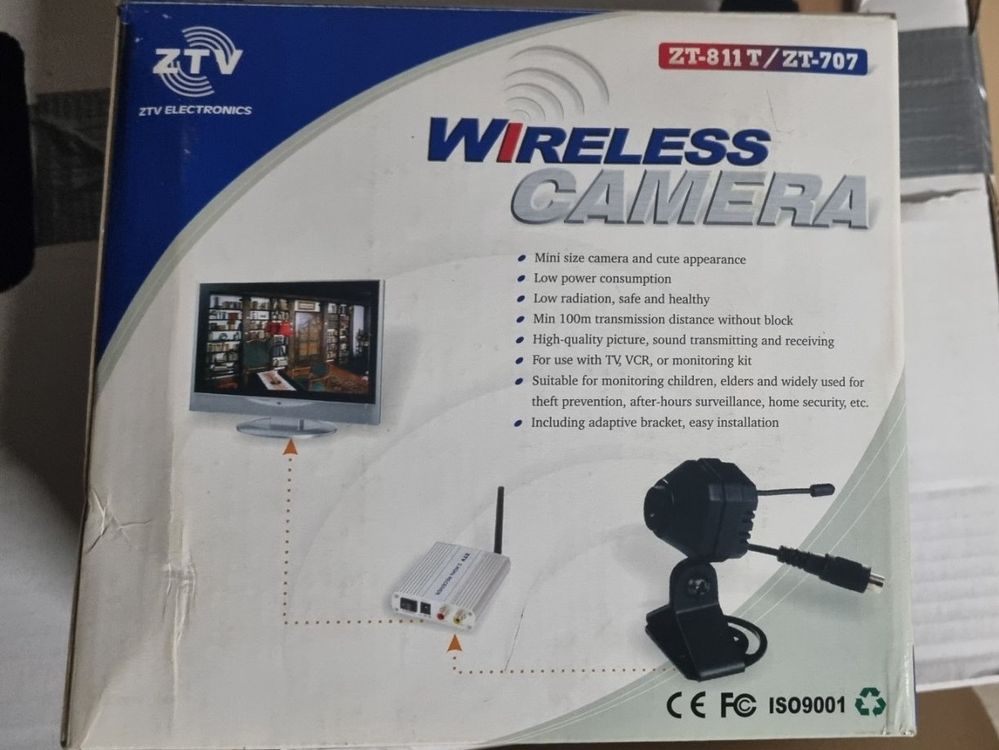 Wireless Camera ZT-811T - Mini-Überwachungskamera kabellos (Neu und ...