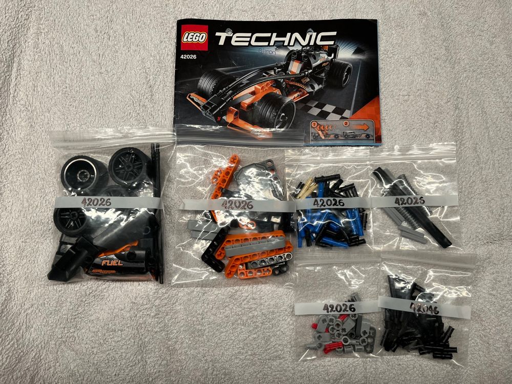 Lego-Technik 42026 «PullBack Rennwagen» – 139 Teile | Kaufen auf Ricardo
