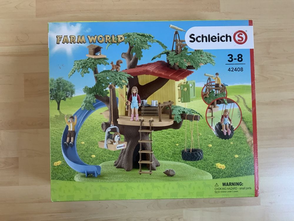 Schleich Farm World Baumhaus 42408, komplett & neuwertig! (Gebraucht ...