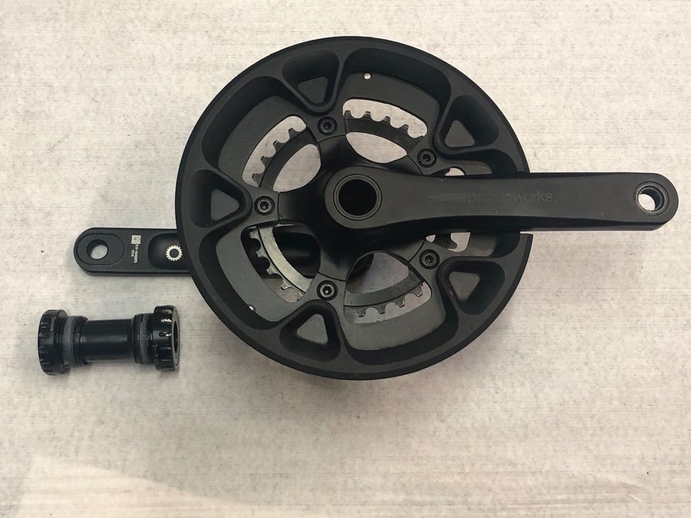 Praxis Alba M24 Kurbel 48/32T Ritzel M24 BSA Innenlager (Gebraucht) in ...