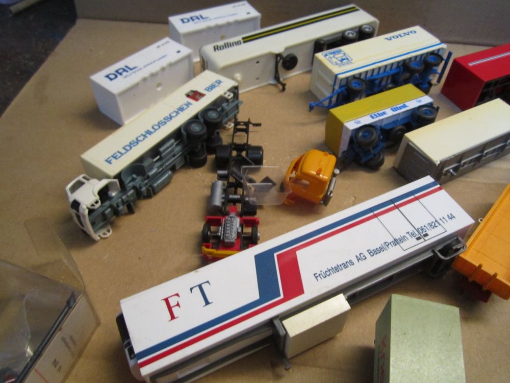 Modell-Autos Lastwagen Saurer Scania Auflieger | Kaufen auf Ricardo
