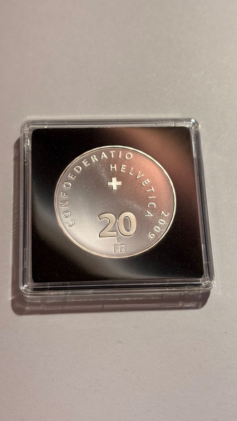 Pièce commémorative 20.- / 2009 (Musée suisse des transport) (D ...