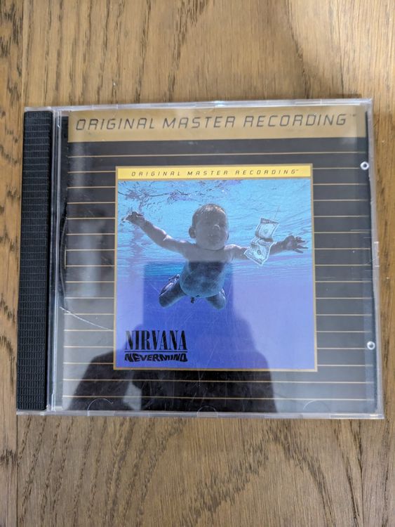 Nirvana Nevermind 24K vergoldete Original Master CD | Kaufen auf Ricardo